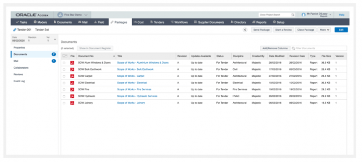 Primaned | Oracle Aconex Document Management System